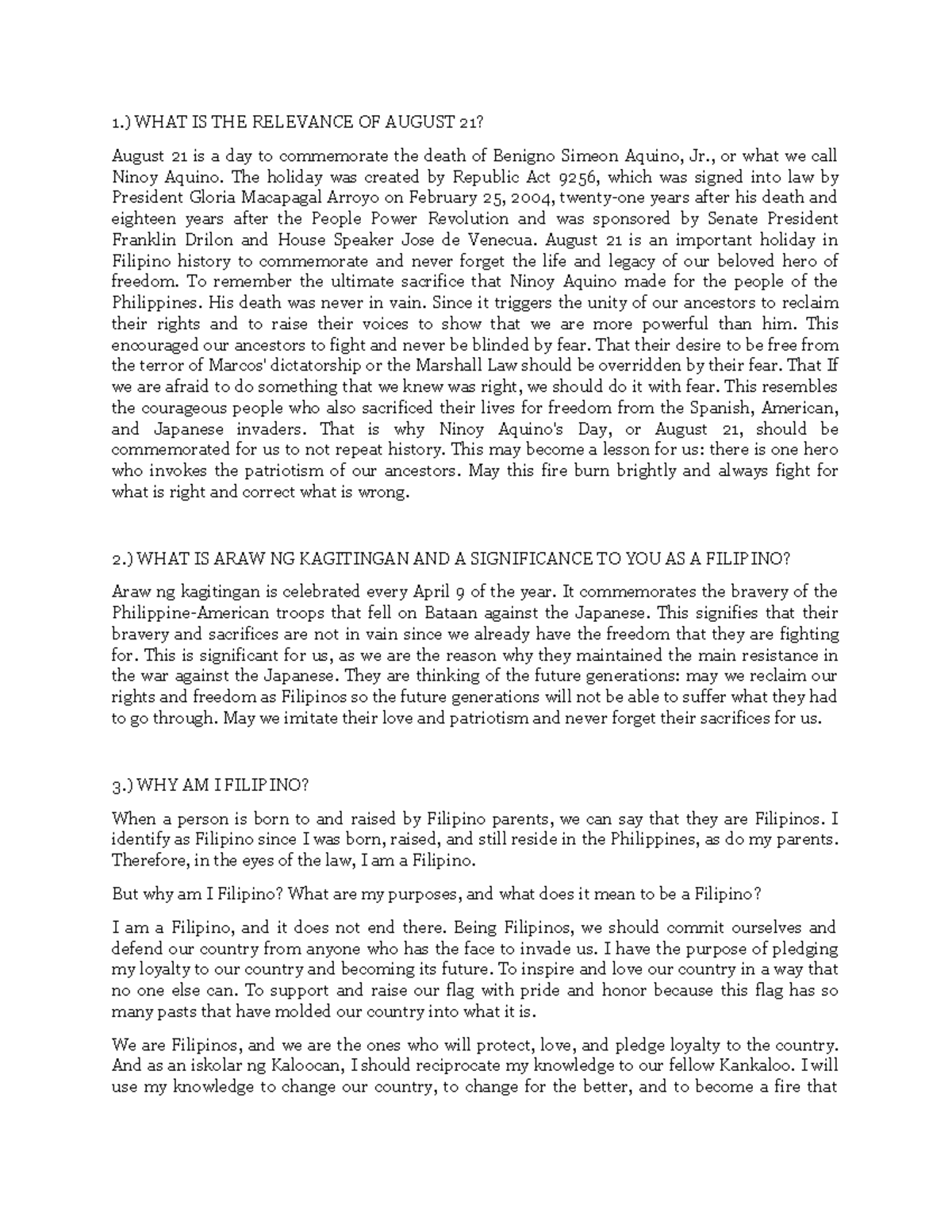 REACTION PAPER IN reading in Philippine history with indigenous peoples ...