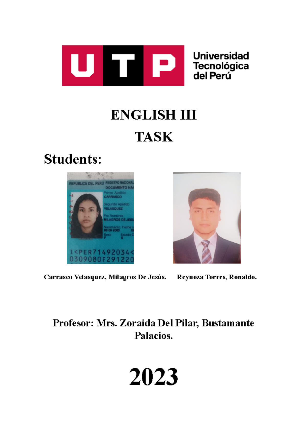 Tarea de Participación en clase_Task08 - ENGLISH III TASK Students ...