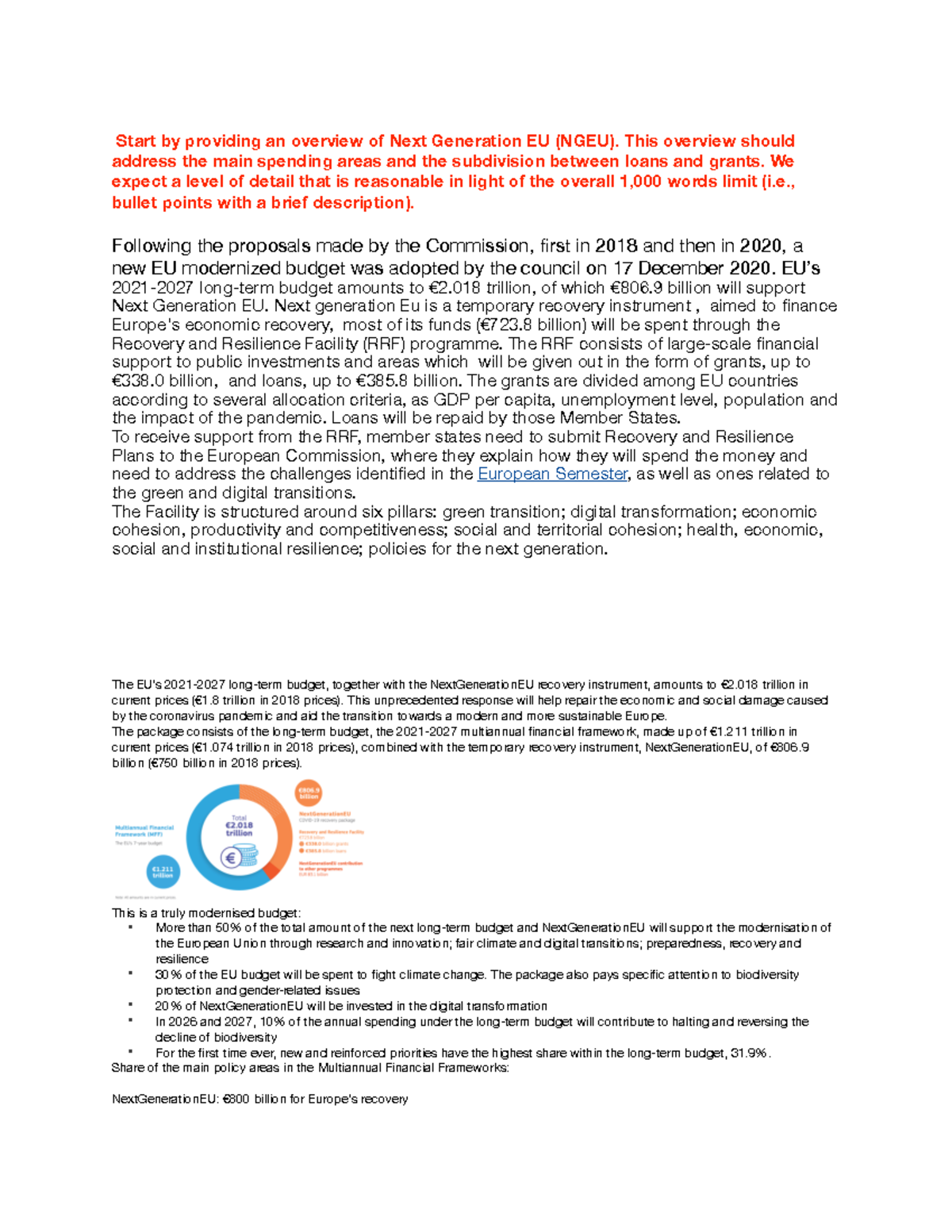 EEP - Next Generation EU - Start by providing an overview of Next ...