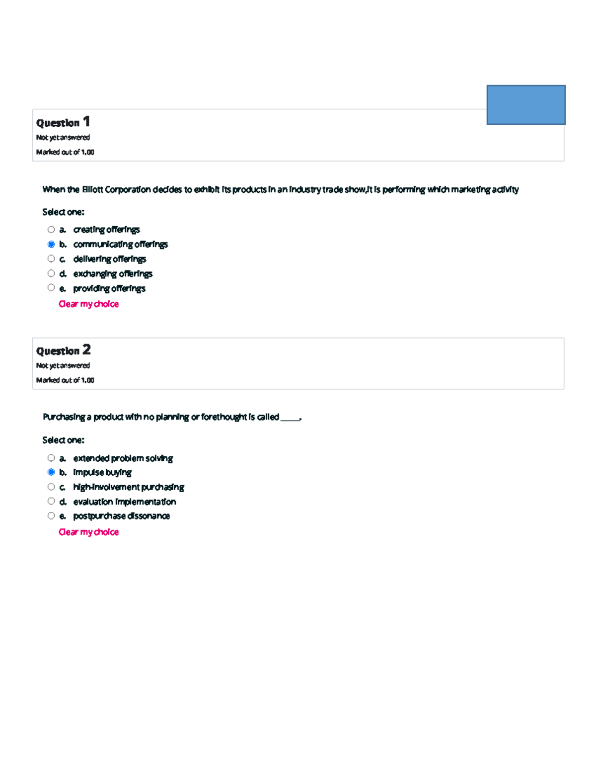 Bus 1102 Graded Quiz Unit 3 Overview Question 1 Not Yet Answered Marked Out Of 1 Question 2
