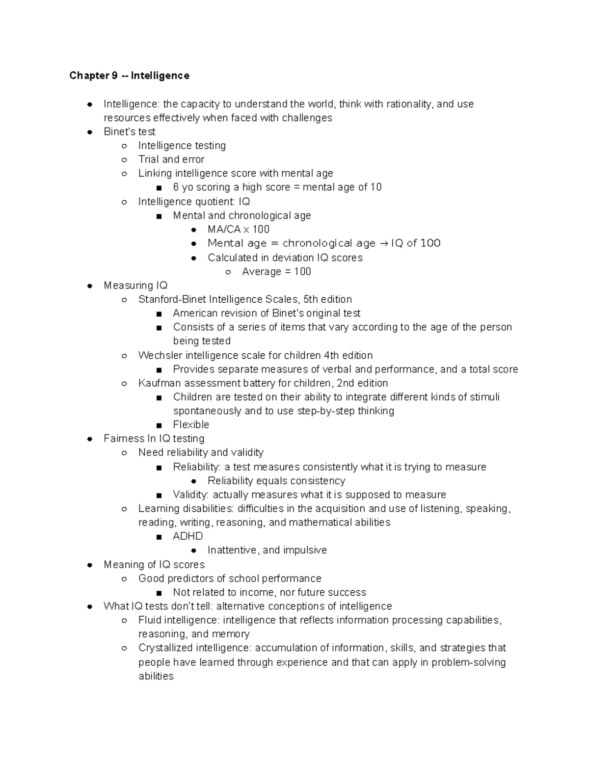 Chapter 9 - PSYC 215 - Studocu