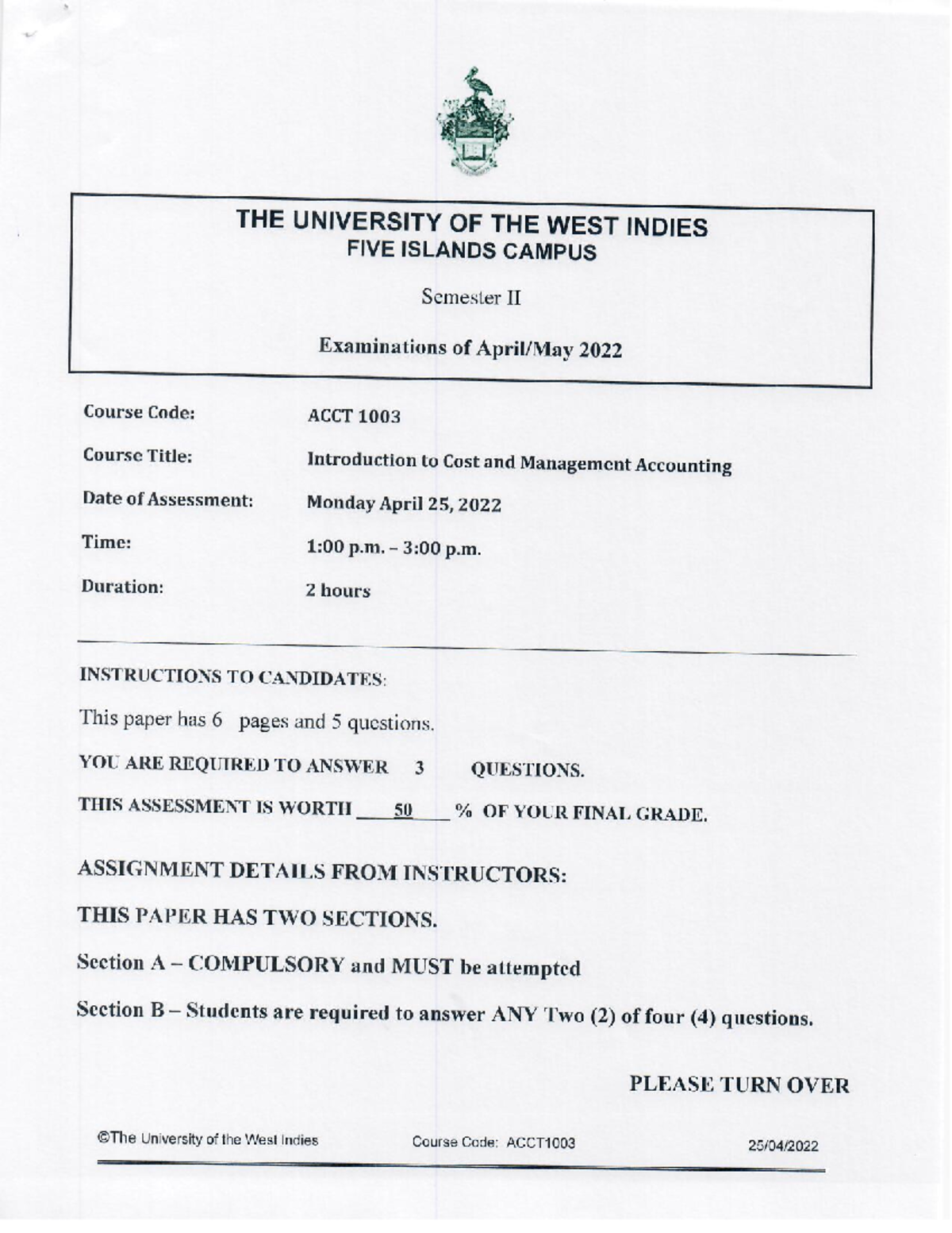 ACCT1003 202120 - Hdhdhdjd e e e - Aviation - Studocu