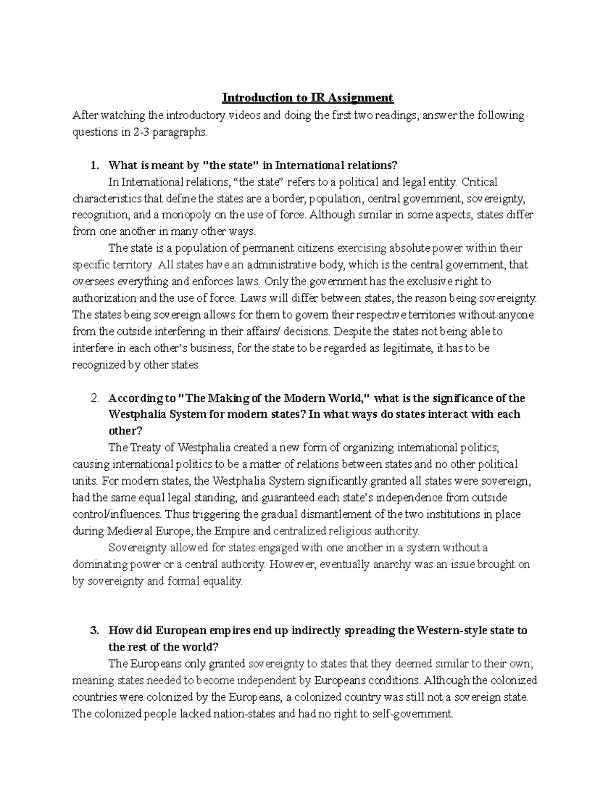 Introduction to IR Assignment - What is meant by "the state" in ...