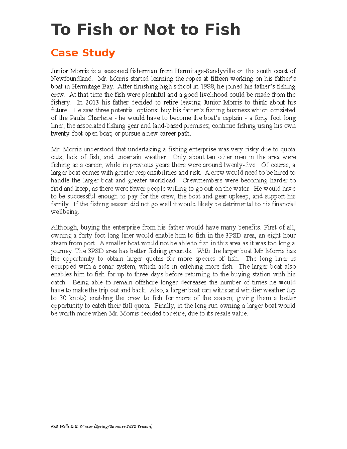 B1600 - Case -To Fish or Not to Fish (Junior Morris)-Spring Summer 2022 ...