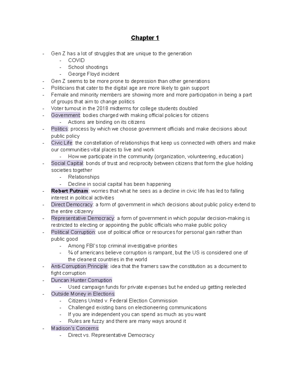 Chapter 1 - Dr. Byrne - Chapter 1 Gen Z has a lot of struggles that are ...
