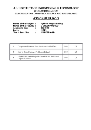 Python Programming Notes - G Sreenivasulu Associate Professor of CSE ...