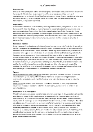 Docsity resumen el si de las ninas - resumen el si de las niñas ...