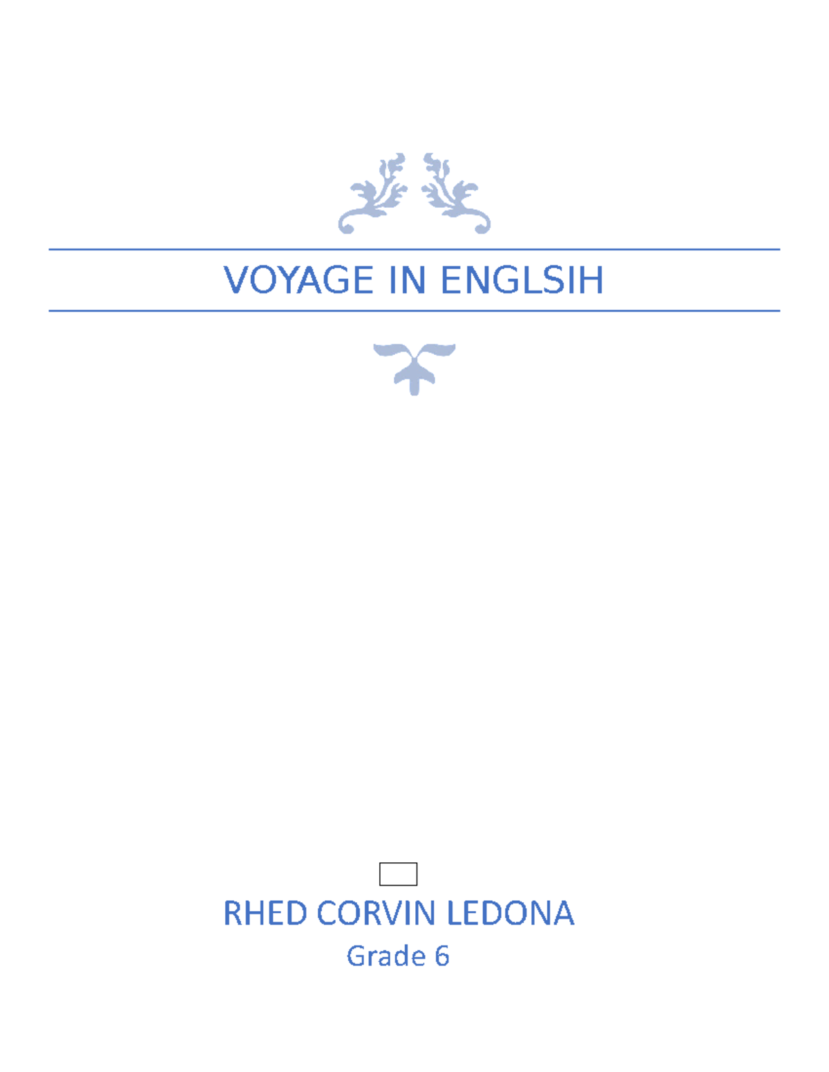 Voyage in english - awsertyu - VOYAGE IN ENGLSIH RHED CORVIN LEDONA ...