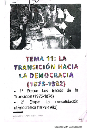 Transición - Transición democrática española Introducción: La ...