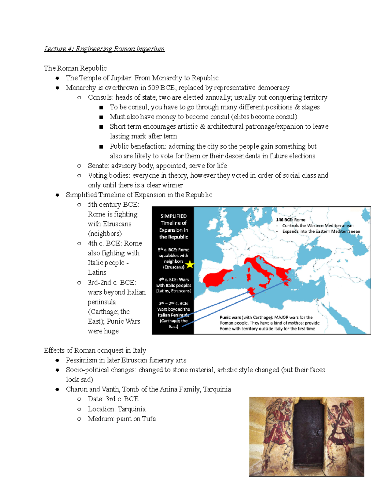 Lecture 4 Engineering Roman imperium - Lecture 4: Engineering Roman ...