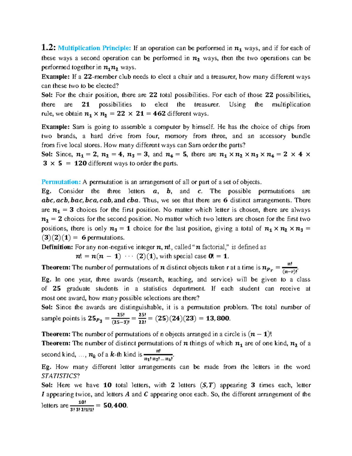 P3 HTZ-1 - Class lecture not of Probability and statistic - 1 ...