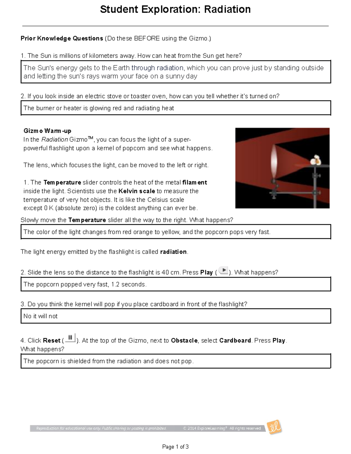 Copy of [R] Student Exploration Radiation - Student Exploration ...