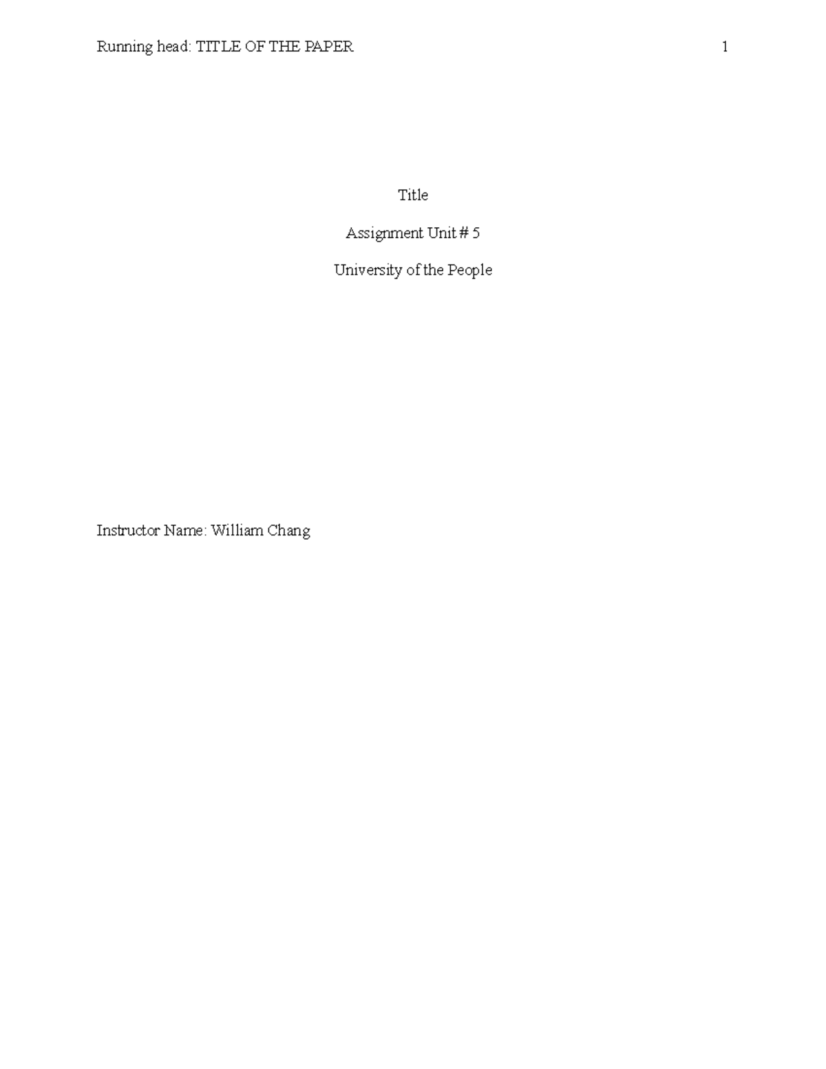 BUS 2207 Unit 5 Writing Assignment - BUS 2207 - UoPeople - Studocu
