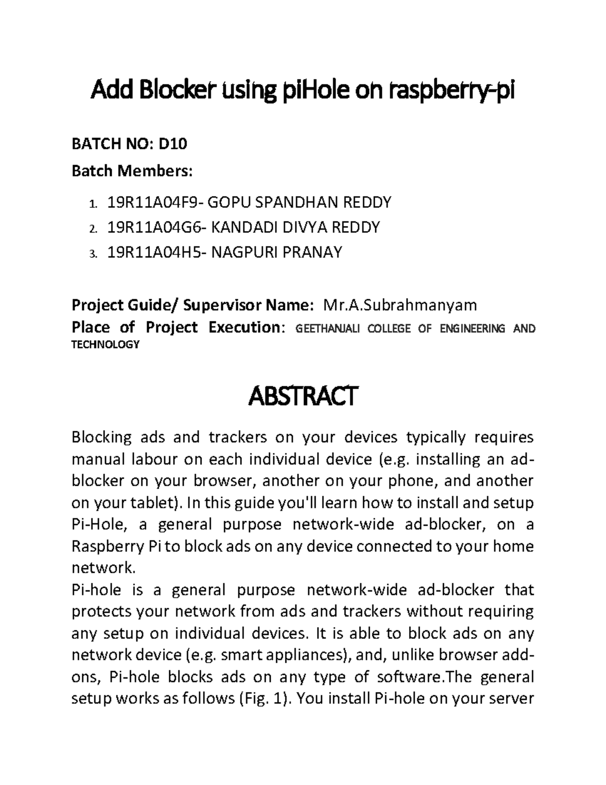 Add Blocker Using Pi Hole On Raspberry Add Blocker Using Pihole On Raspberry Pi Batch No D