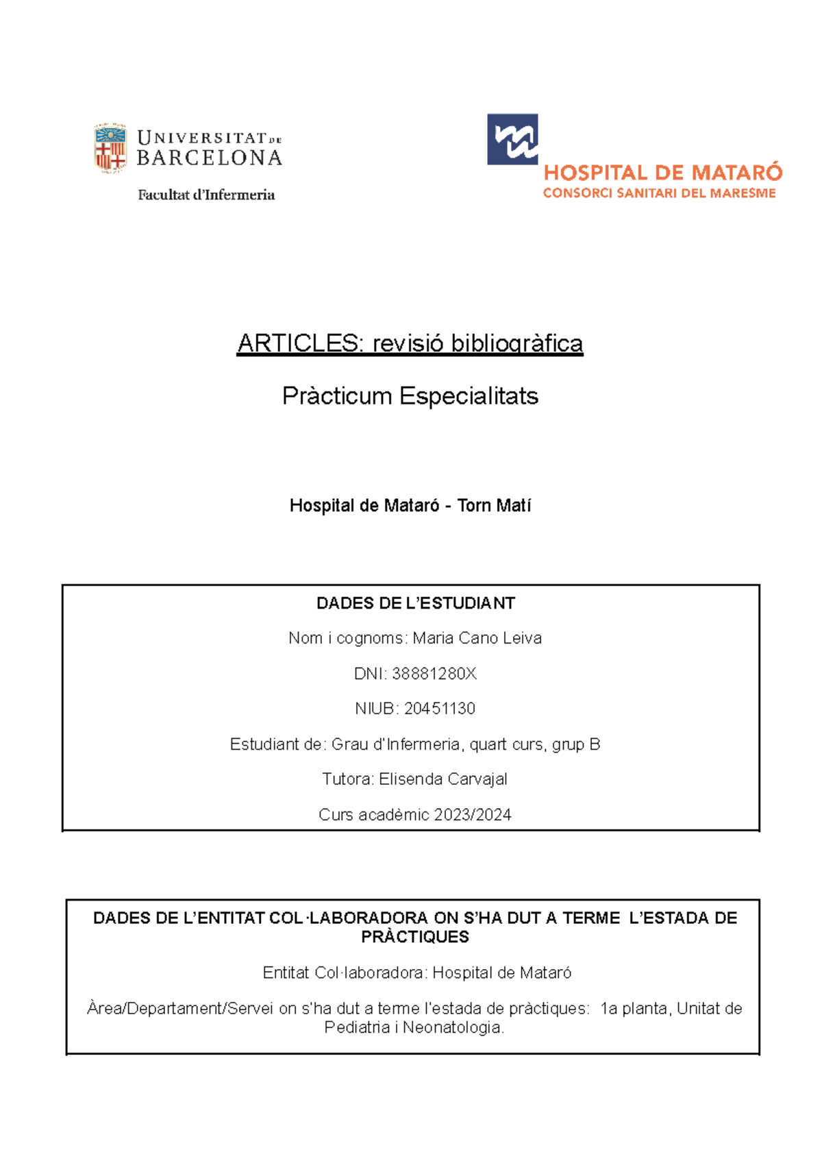 Articles - trabajo de resumen de 3 articulos del practicum de cuarto de ...