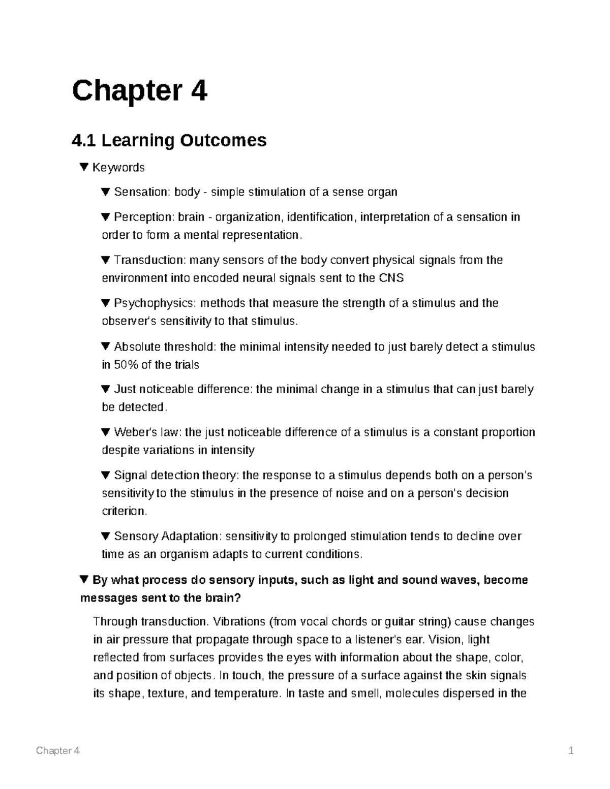 Textbook Reading: Chapter 4 - Chapter 4 1 Chapter 4 4 Learning Outcomes ...