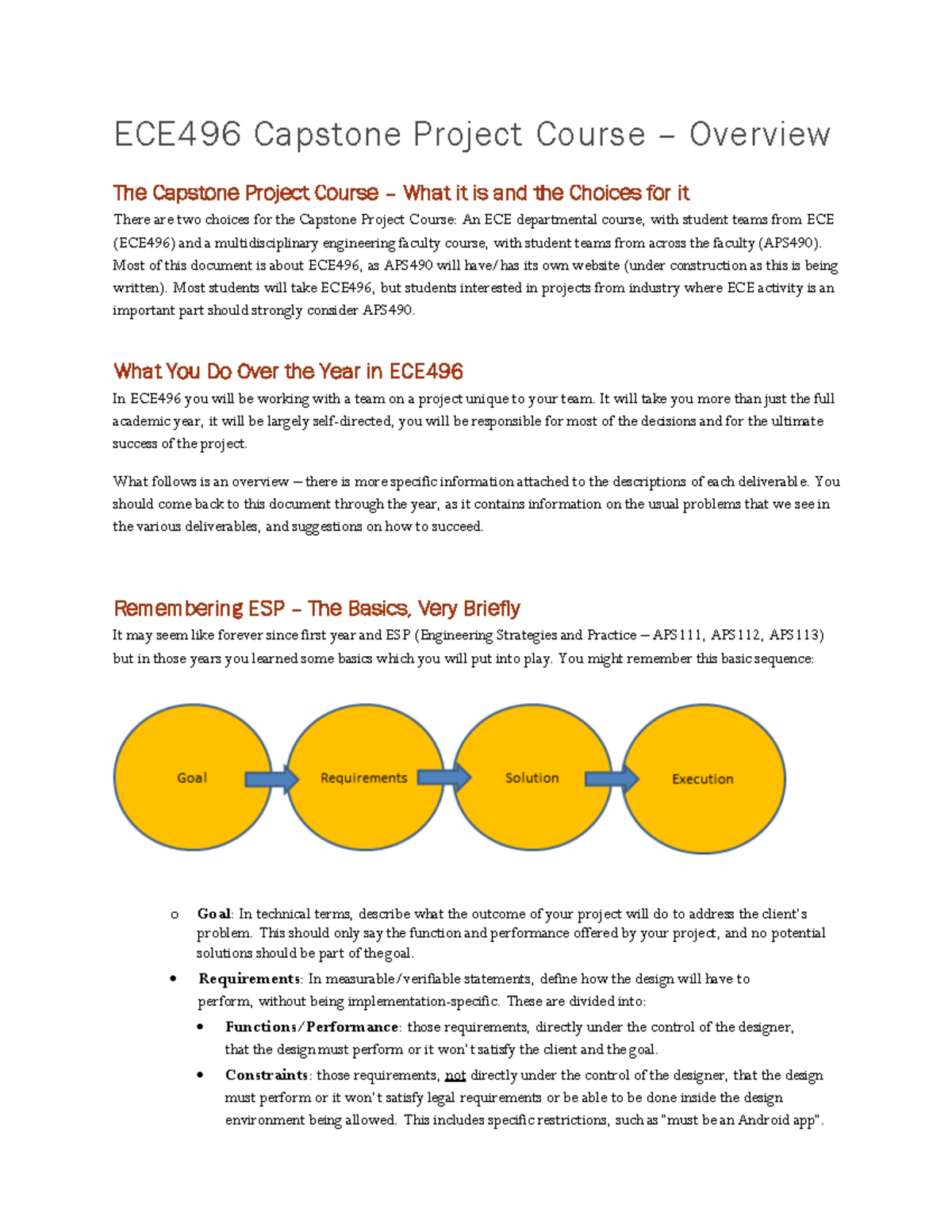 ECE496 Overview 2021 Sept10 - ECE496 Capstone Project Course – Overview ...