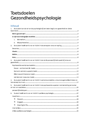 Deel 2 pijn - Samenvatting Gezondheidspsychologie - PIJN 1 ...