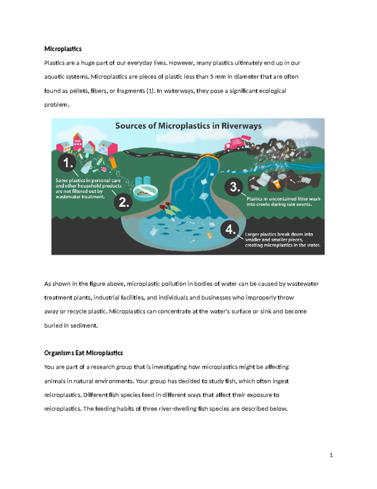 Microplastics+graphing+pre-lab+assignment-1 - Microplastics Plastics ...
