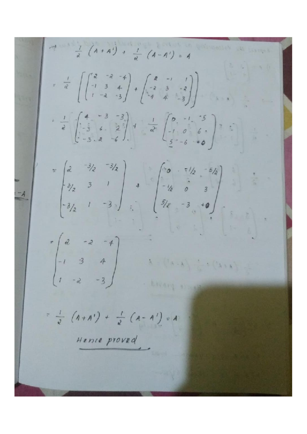 Maths matrices - BCA Mathematics I - Studocu