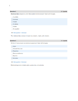 1-3 Quiz- Web-Oriented Services (Attempt 2) - IT260 - Studocu