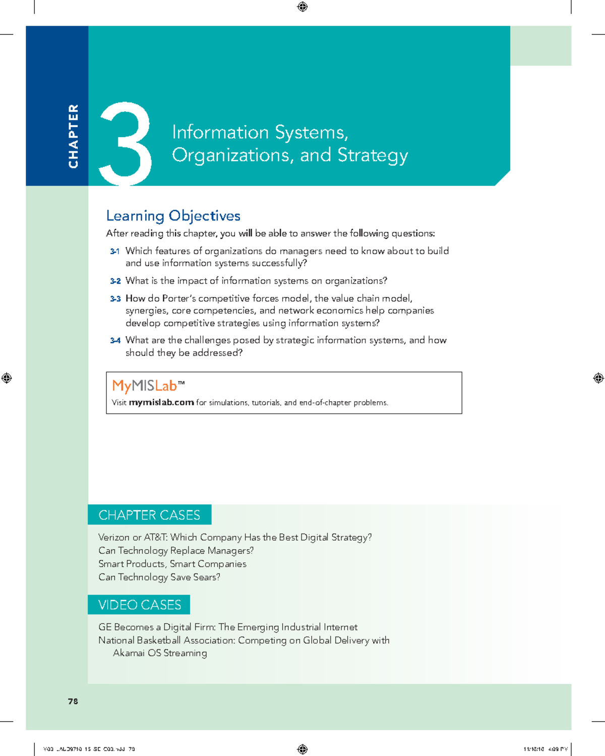 M03 LAUD9710 15 SE C03 - MIS - 78 MyMISLab™ Visit mymislab for ...
