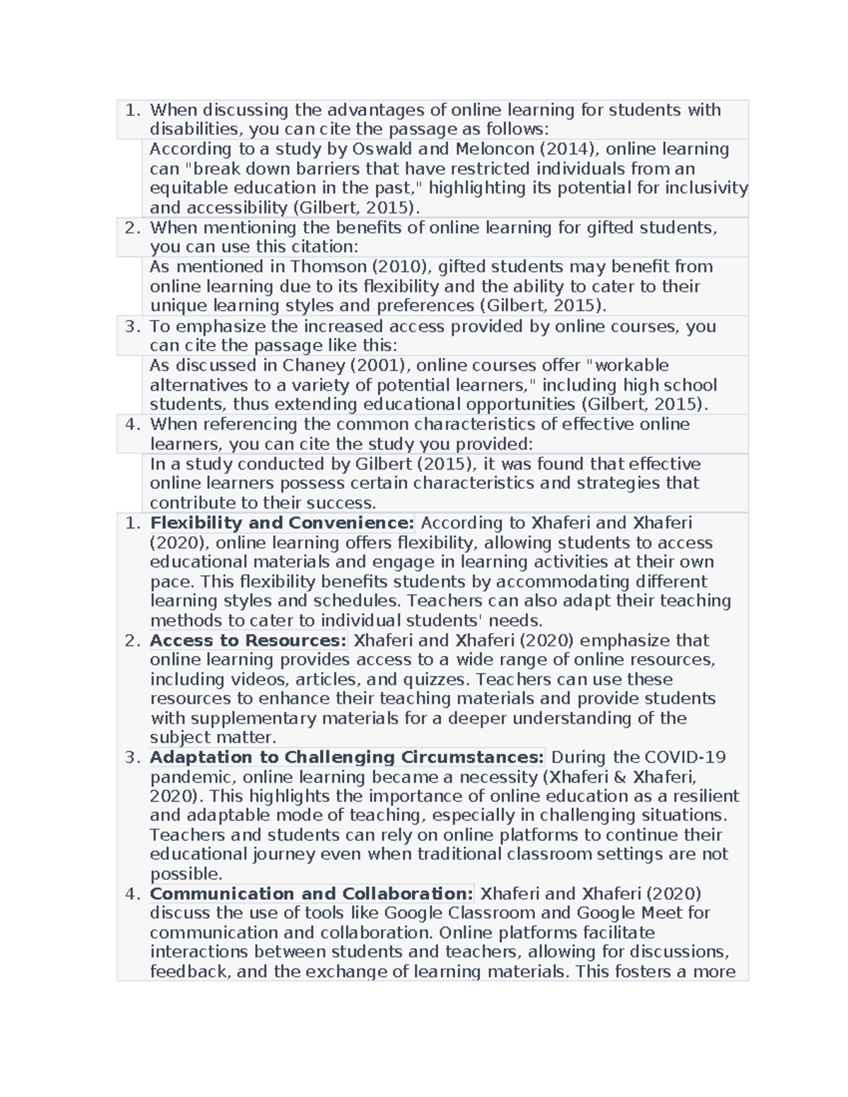 Draft writing assig - course lecture - 1. When discussing the ...