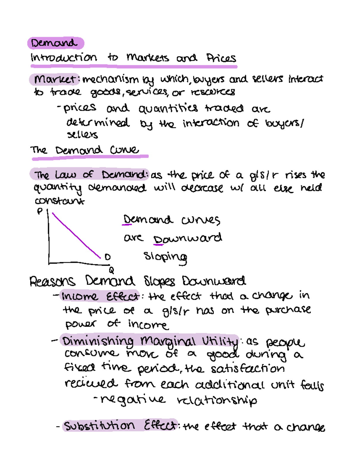 Demand - Notes on the smart work, learn smart, and lecture which was ...