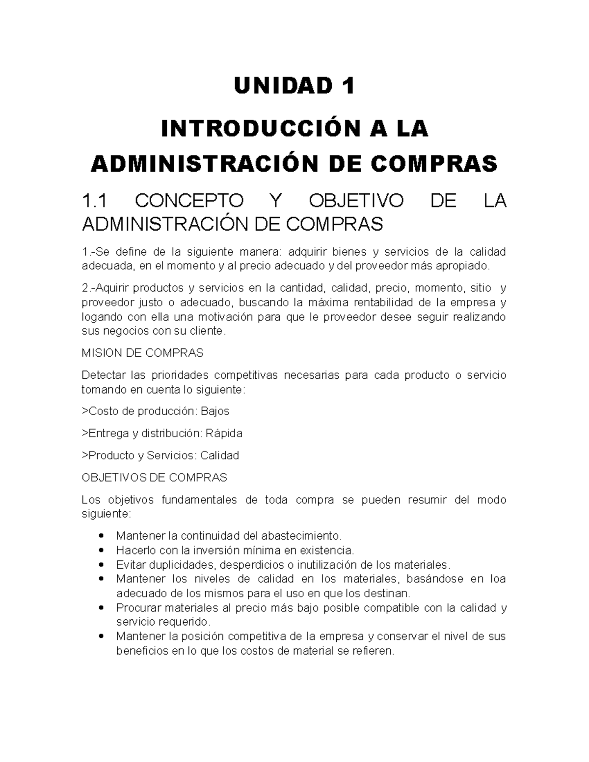Unidad 1 Introduccion A LA Administracio - UNIDAD 1 INTRODUCCIÓN A LA ...