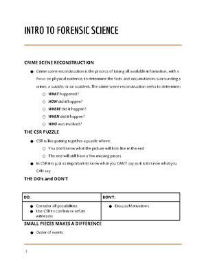 Anthropology slides - INTRO TO FORENSIC SCIENCE II FORENSIC ...