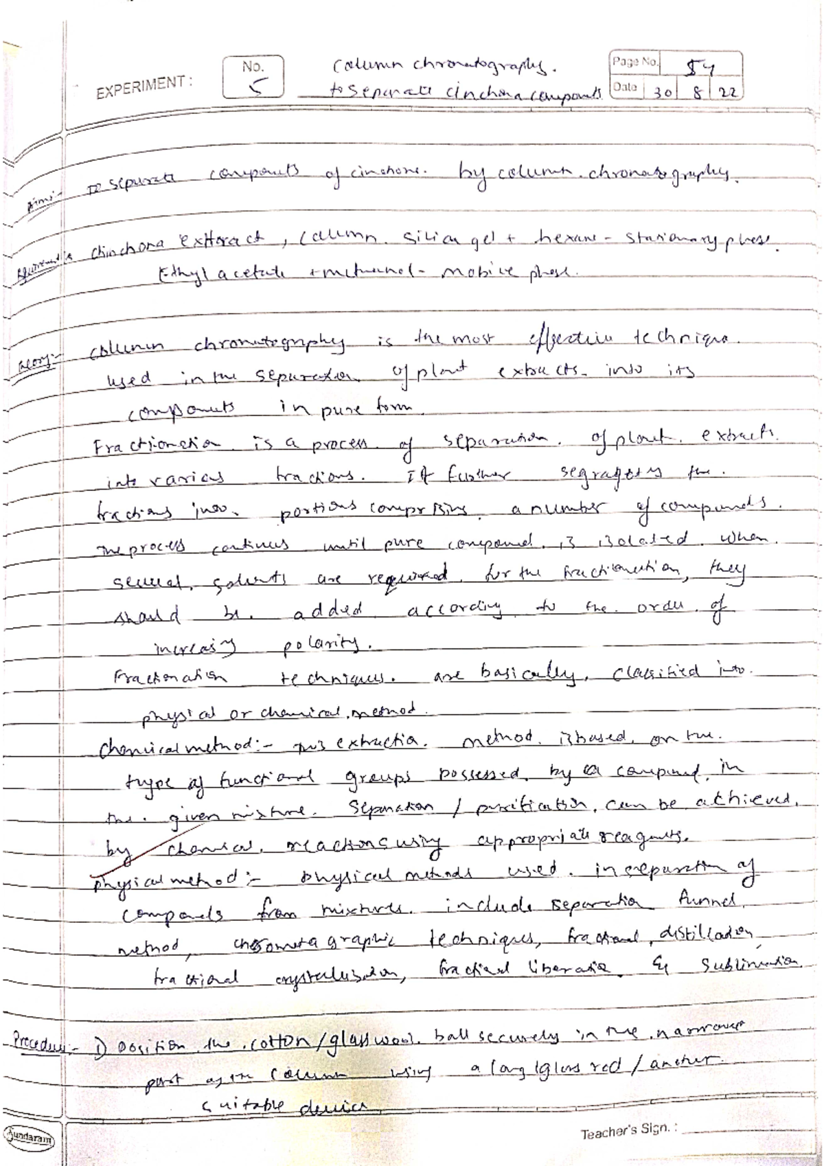 Practice School Cognosy - S Y B Pharm - Studocu