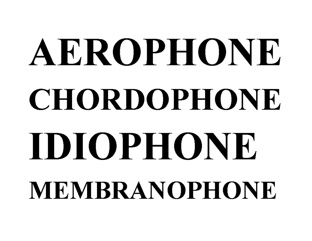 Aerophone - MAPEH - Teacher Education - AEROPHONE CHORDOPHONE IDIOPHONE ...