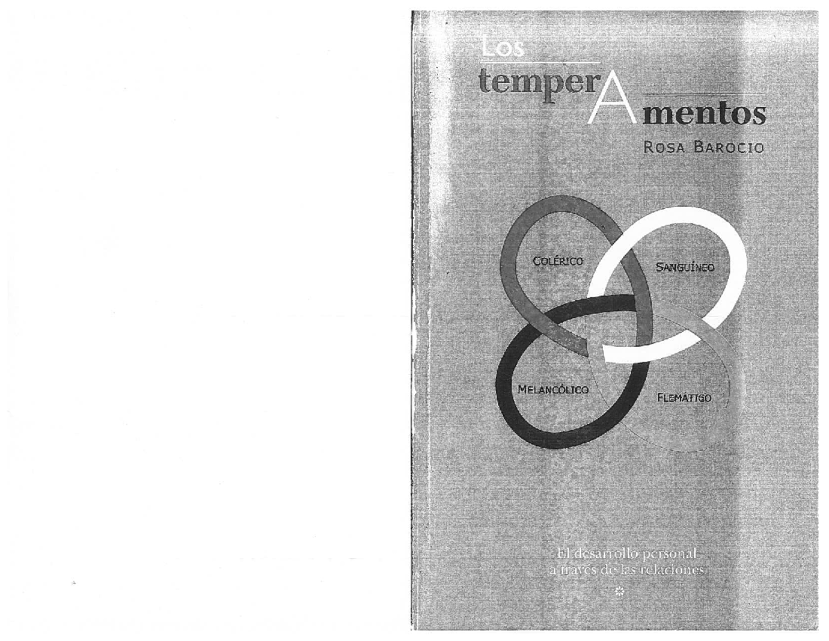 LOS Temperamentos - LOS temper mentos ROSA BAROCIO COLÉRICO SANGUÍNEO ...