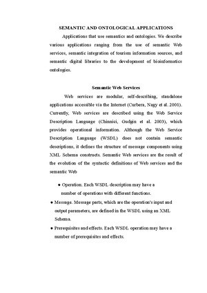 Semantics and Reasoning database - They provide structured data storage, querying, and ...