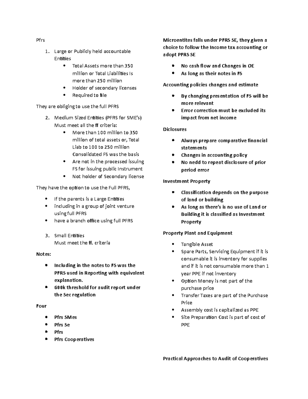 updates in Pfrs Notes 2020-2021 - Pfrs Large or Publicly held ...