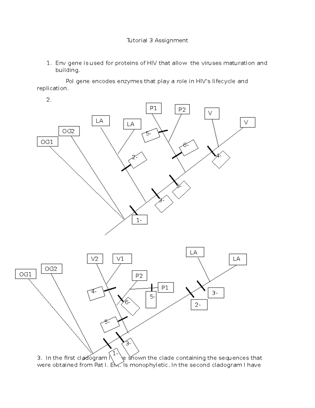 Tutorial 3 assignment - Tutorial 3 Assignment Env gene is used for ...
