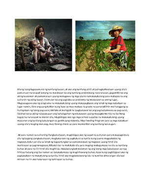 Kalamidad - a simple poster - KAHANDAAN SA KALAMIDAD: LINDOL Bago ...