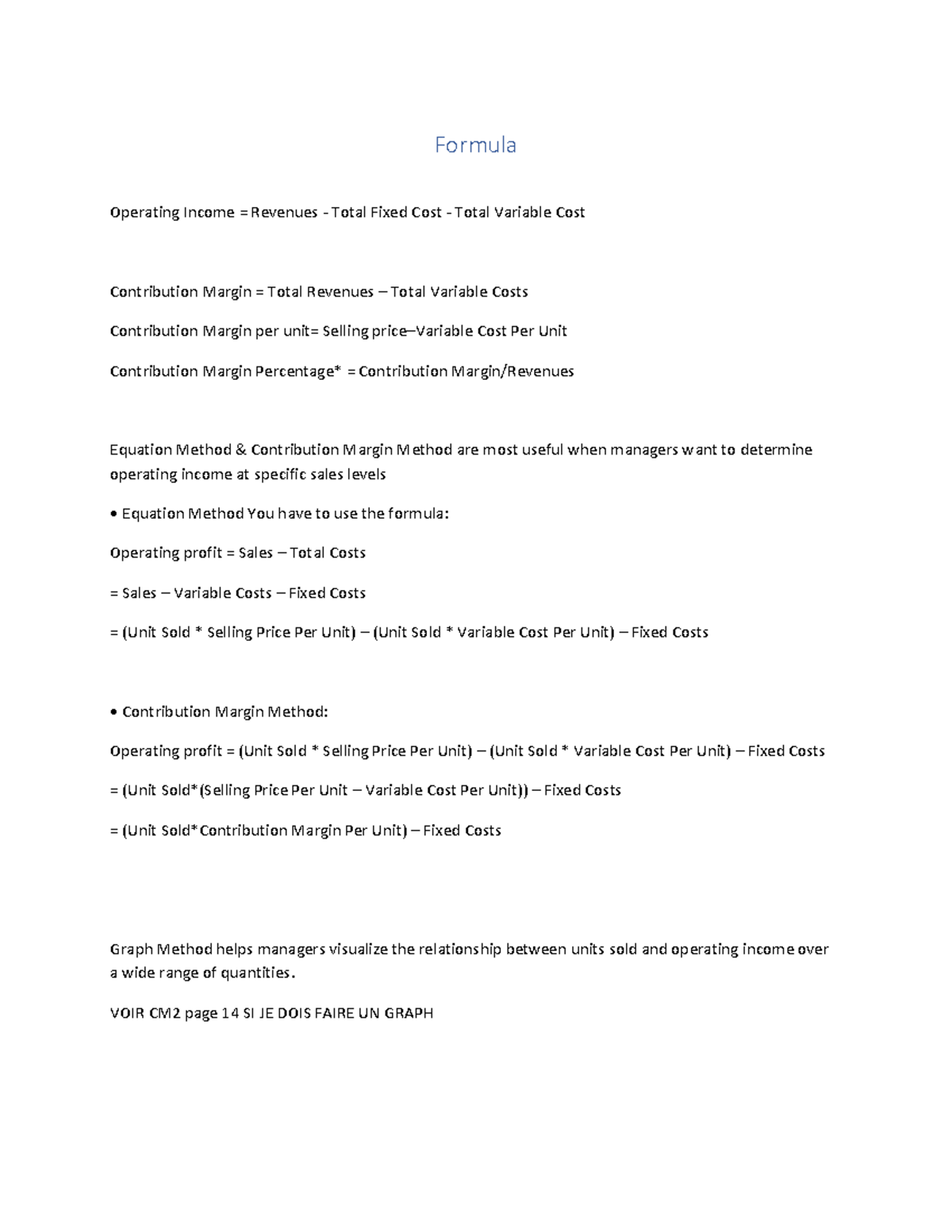 Cost Accounting Formula Warning Tt Undefined Function 32 Warning