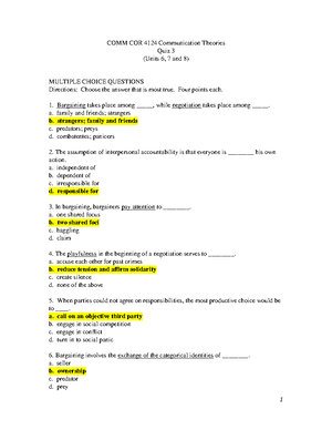 Communication Theories Unit 1 Notes - Communication Theories Becoming ...