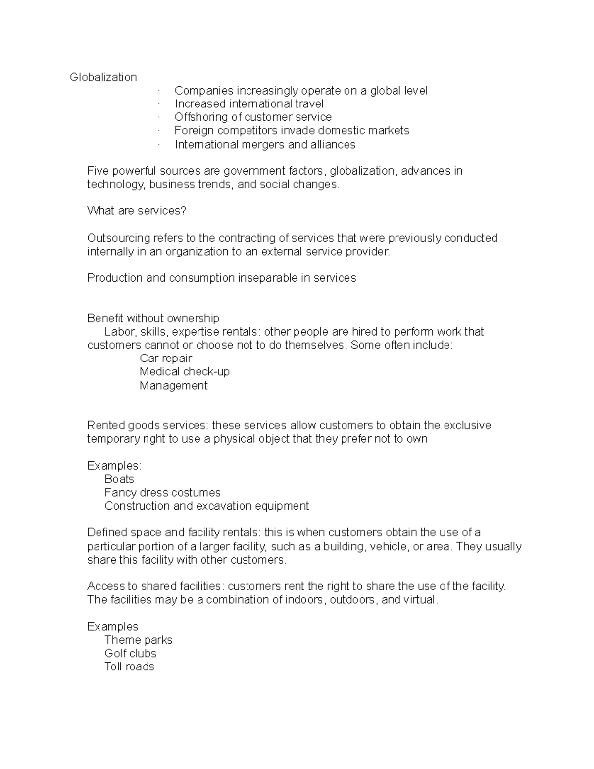 MKT 370 1 - Course notes were taken throughout the semester with Dr ...