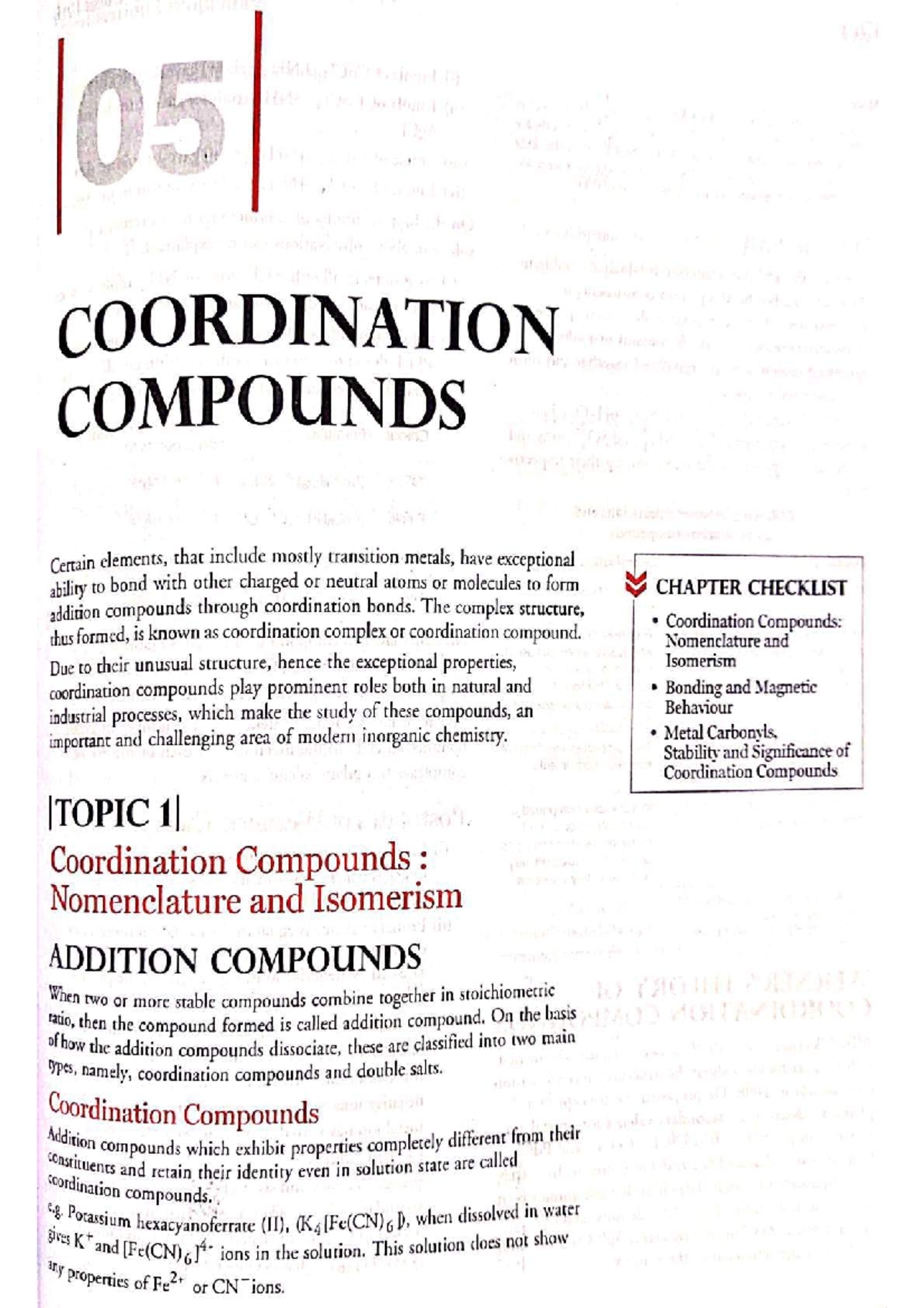 5. Coordination Compounds - Chemistry - Studocu