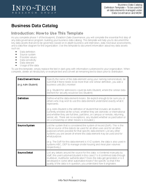Data Governance Program Charter Template - Studocu