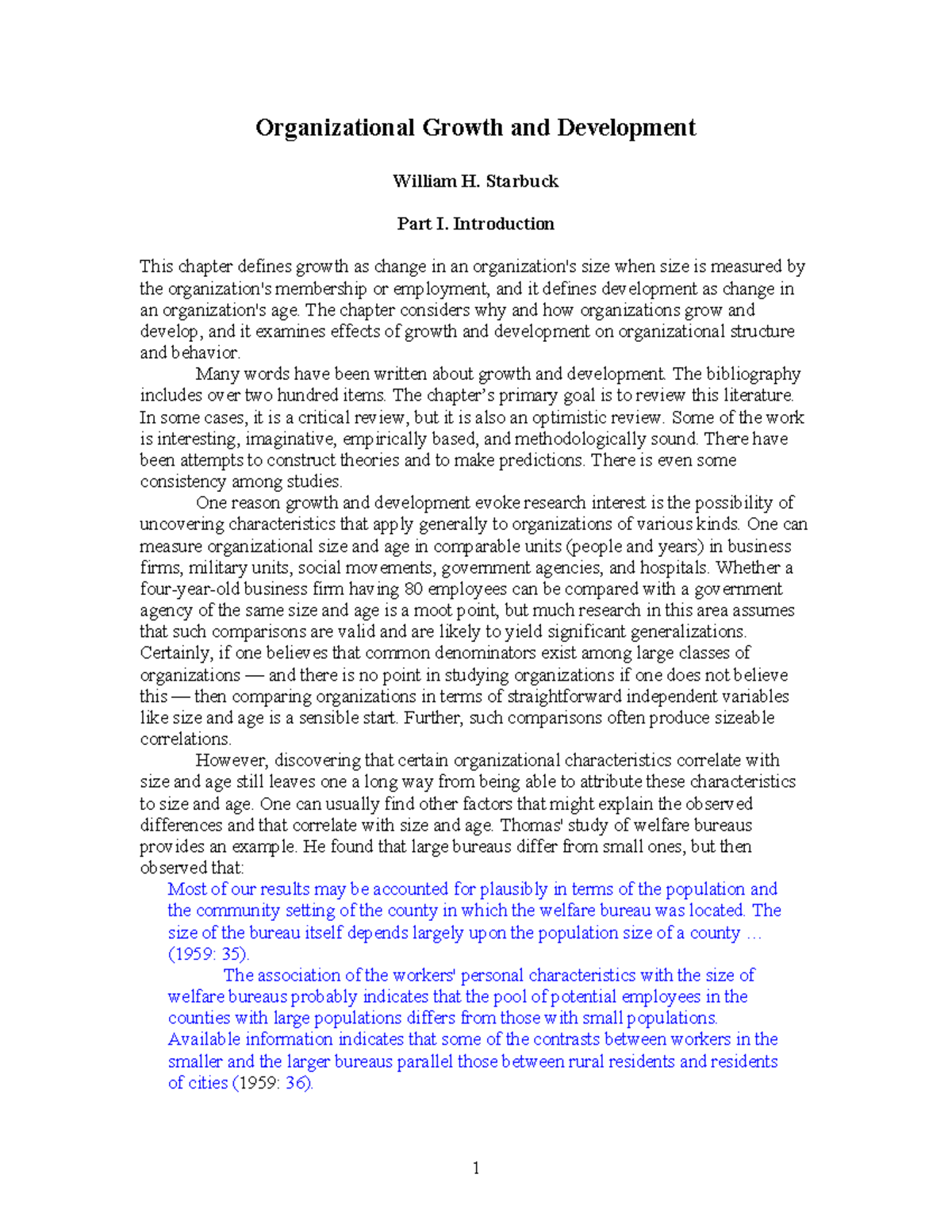 01Growth-Development 2 - Organizational Growth and Development William ...