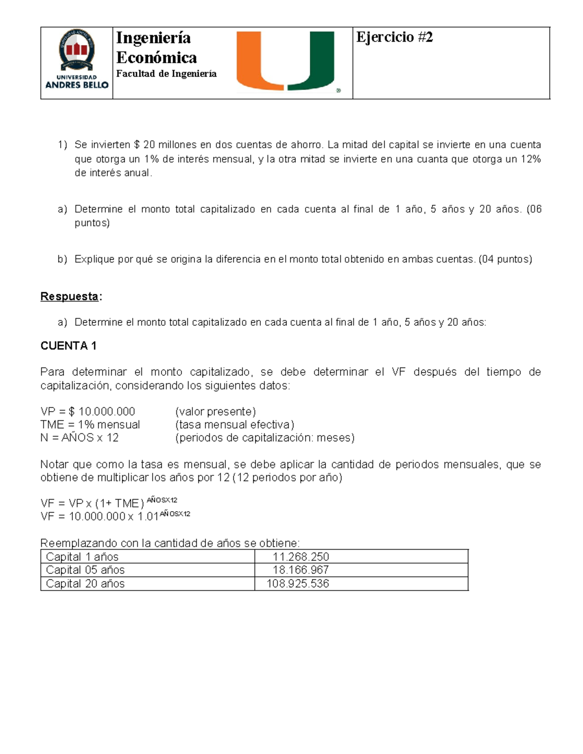 Ejercicio+N%C2%B02+%281%29 - Ingeniería Económica Facultad de ...