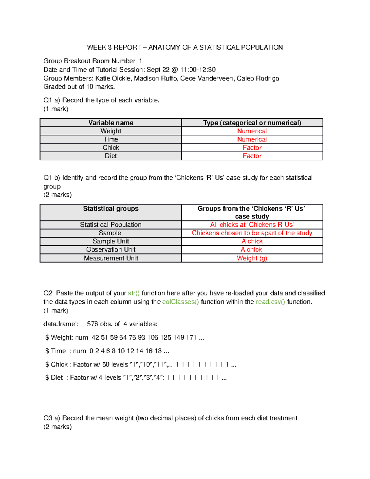 Week 3 Report - Student Version - WEEK 3 REPORT – ANATOMY OF A ...