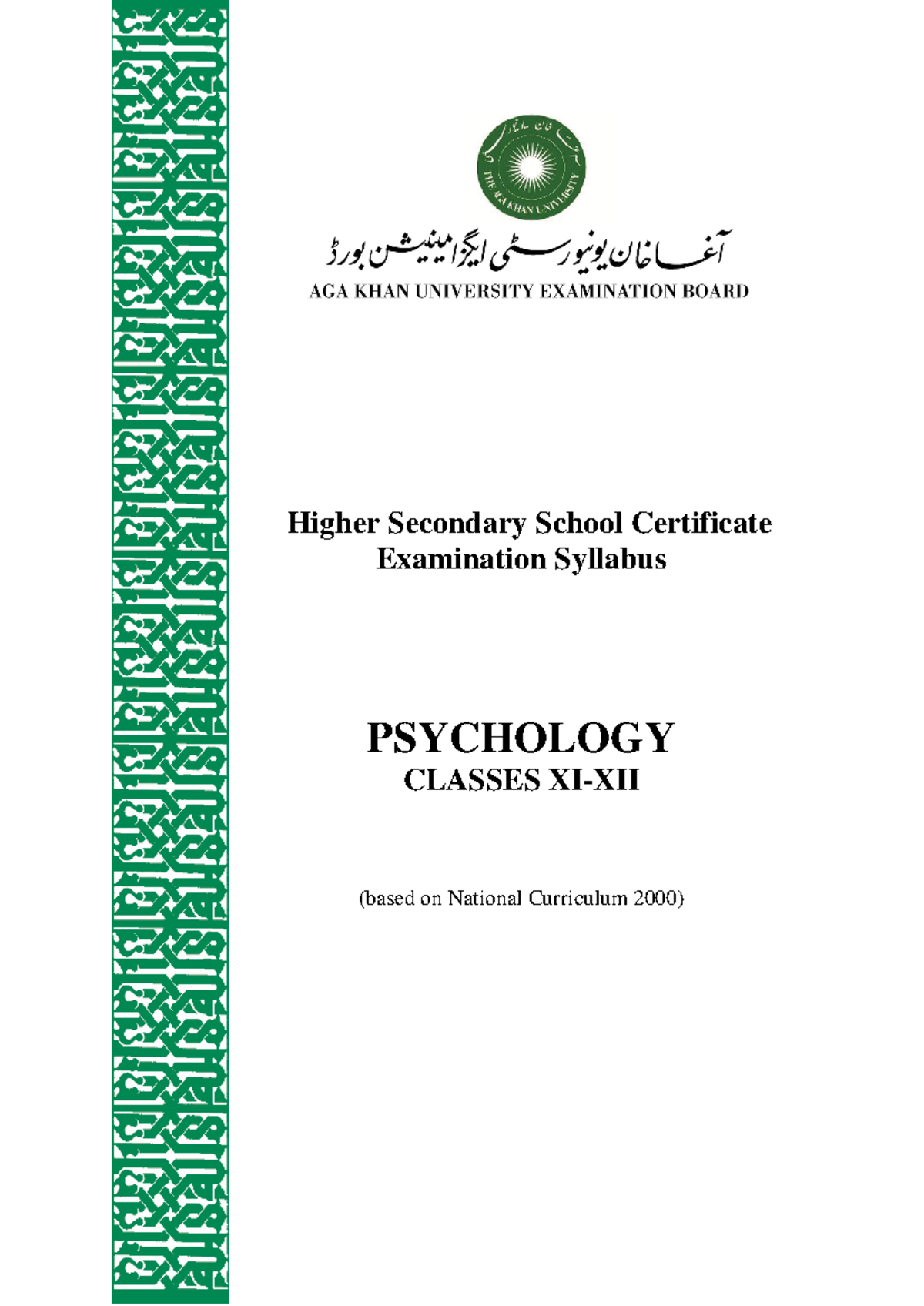 Psychology ( PDFDrive ) - Higher Secondary School Certificate ...