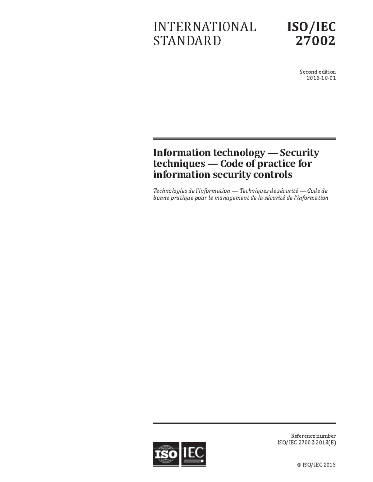 17df68 - Information Technology - Information technology — Security ...