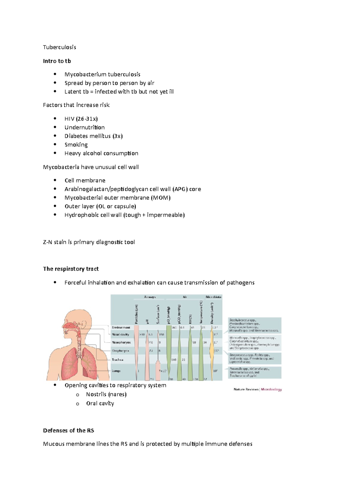 Tuberculosis - Tuberculosis Intro to tb Mycobacterium tuberculosis ...