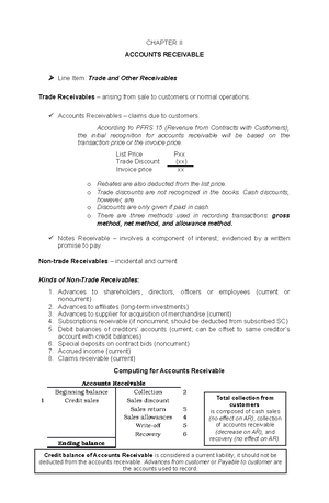 Pdfcoffee - REVIEWER - Chapter 13 Operating segment Problem 13- Timmy Company provided the ...