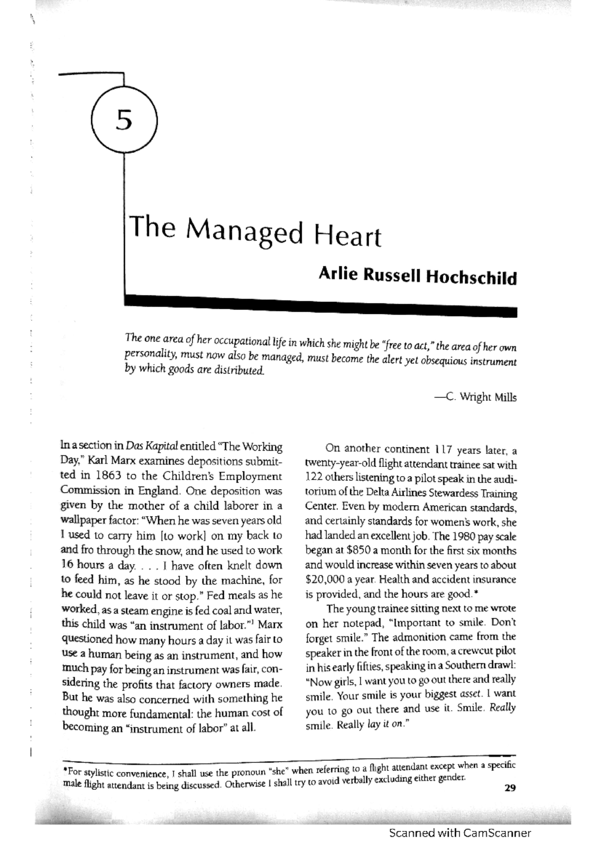 The Managed Heart - Ethics - Studocu